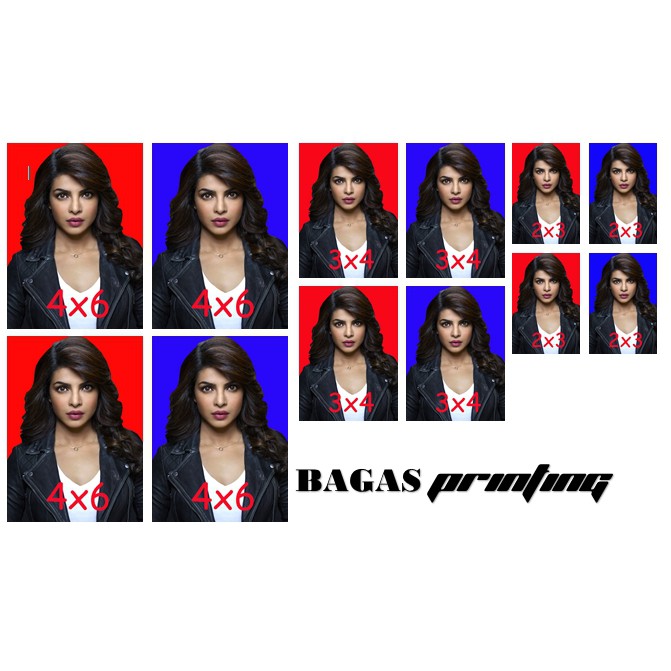 Jual Cetak Pas Photo ukuran 3x4 Gratis Edit Background | Shopee Indonesia