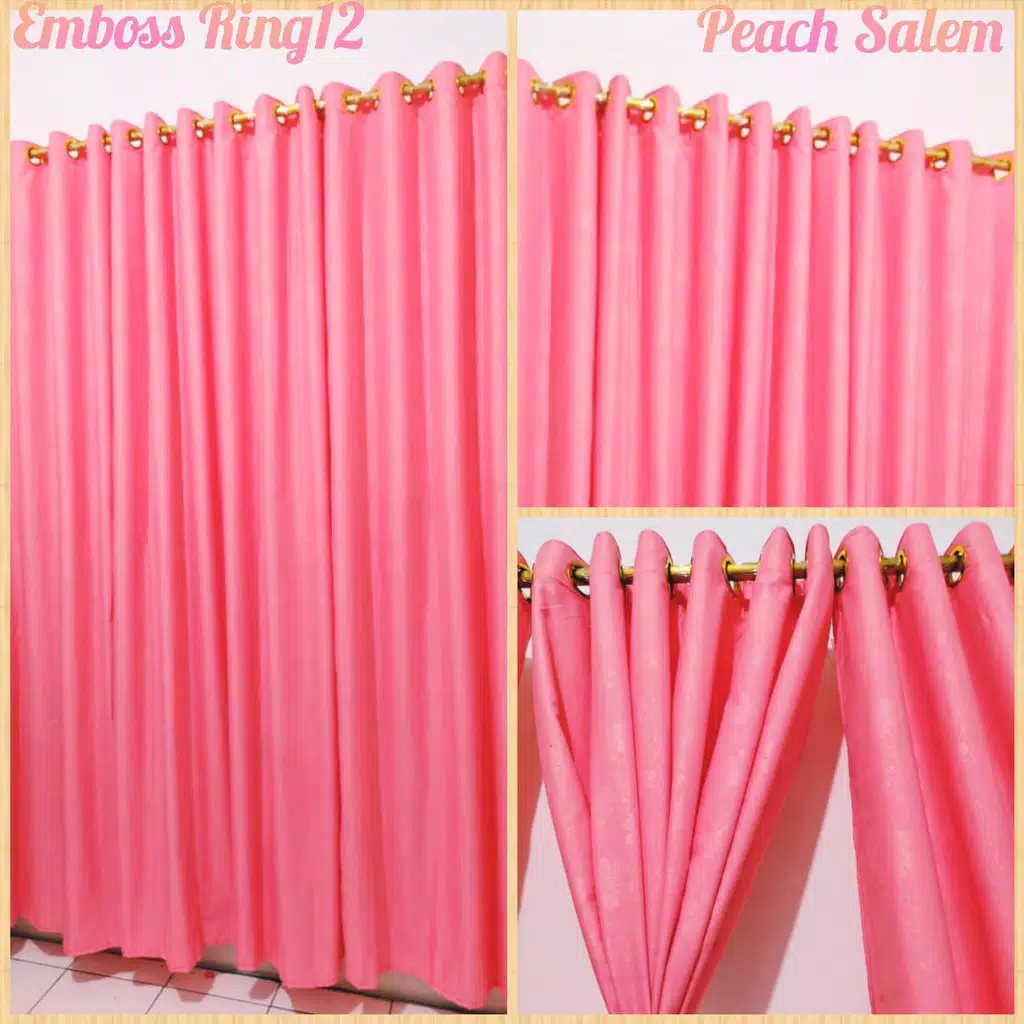 Jual Gorden Embos Motif Horden Pintu dan Hordeng Jendela Smokering 12 ...
