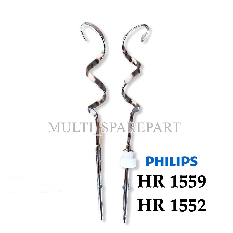 Jual Stick mixer spiral philips HR 1552 - dough hook philips | Shopee ...