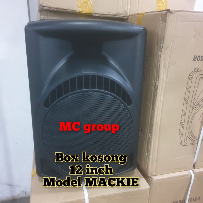 Jual Box Speaker fiber plastik 12 inch model Miki import/box kosong ...