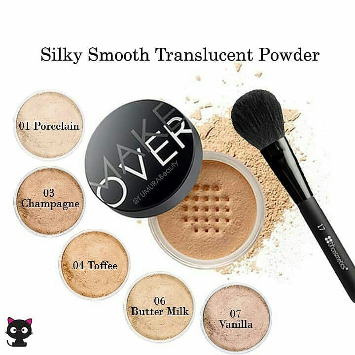 Jual Make Over Silky Smooth Translucent Powder (35 gr)loose powder ...