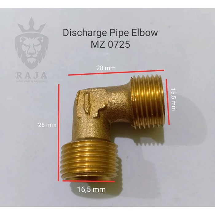 Jual Discharge pipe elbow - mz kompresor angin portable | Shopee Indonesia