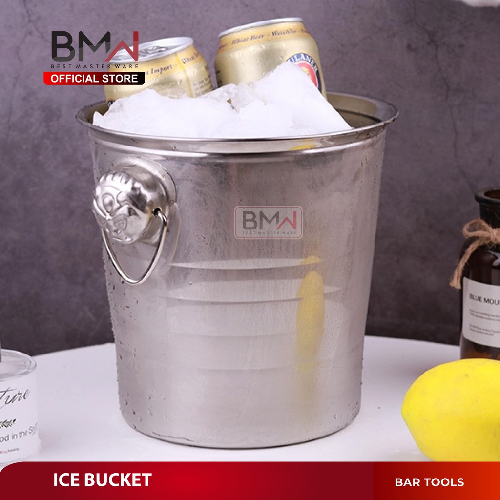 Jual BMW Kitchen Ware - Ice Bucket Ember Es Batu Stainless Steel Tebal ...