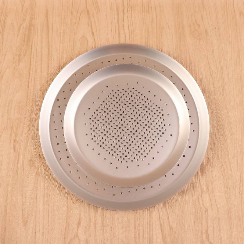 Jual Perforated round bake tray / loyang kue kering / pizza bulat ...