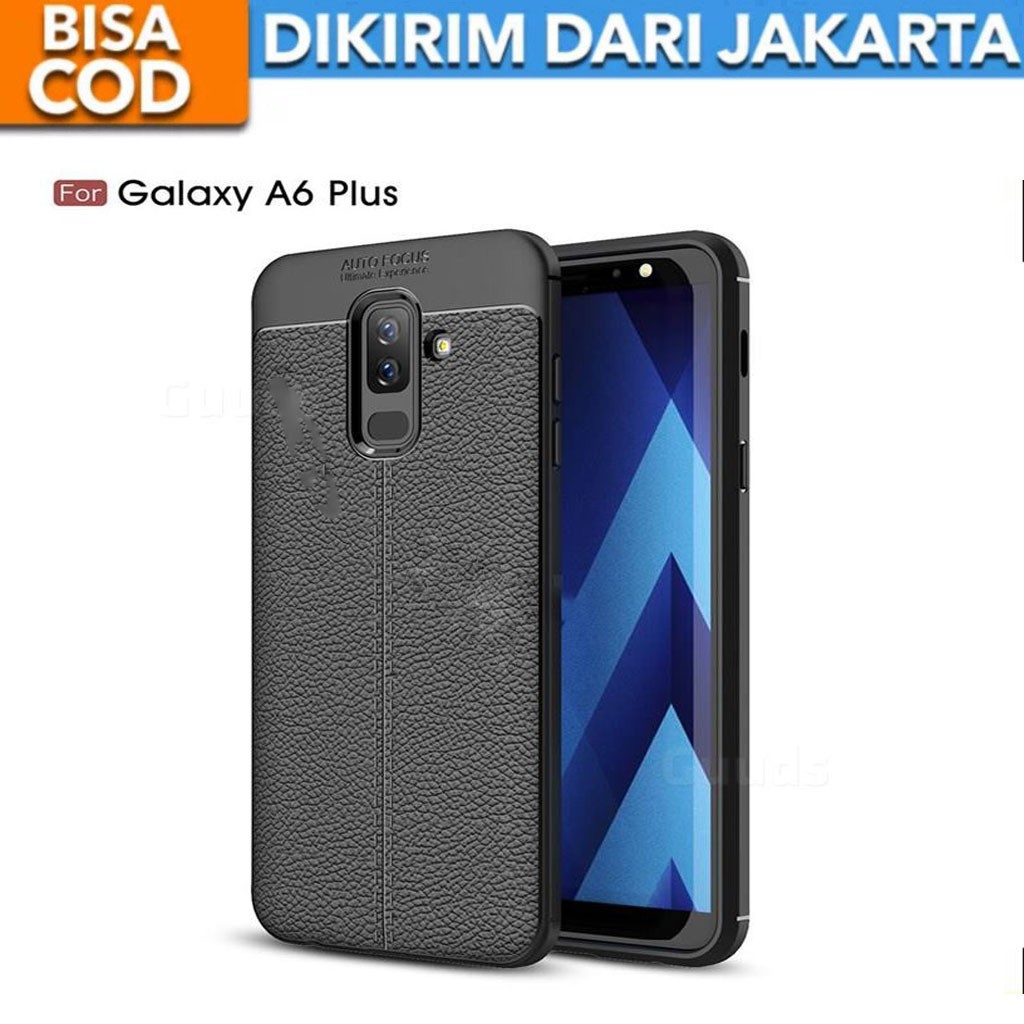 Jual Case Auto Focus Samsung Galaxy A6 Plus 2018 J8 2018 Leather