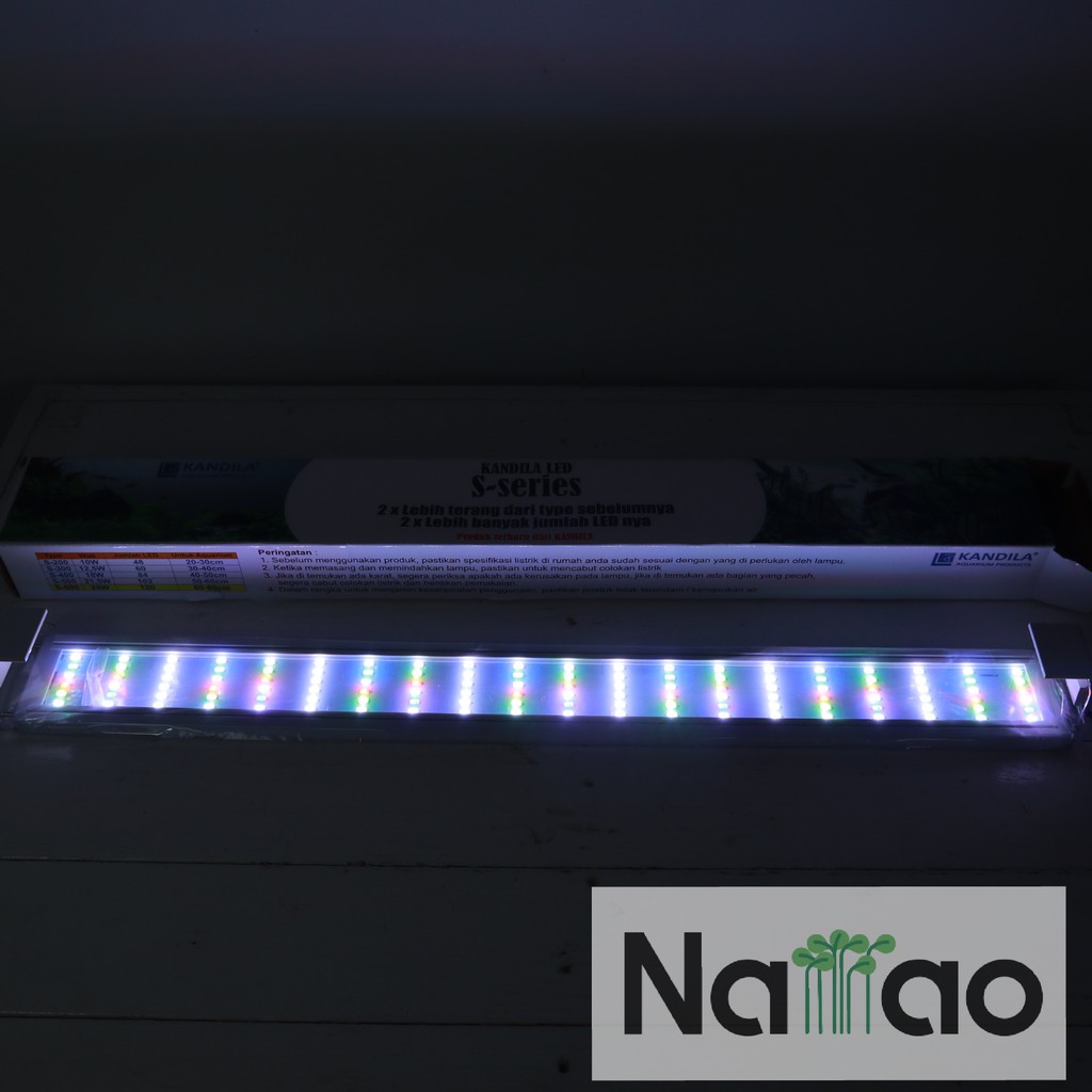 Jual Lampu LED 60-70 cm aquarium aquascape Kandila S600 24 watt ...