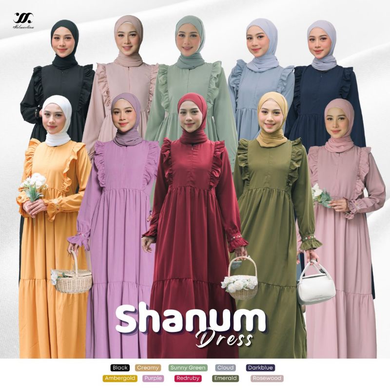 Jual Shanum Dress by Salmartina | Shopee Indonesia