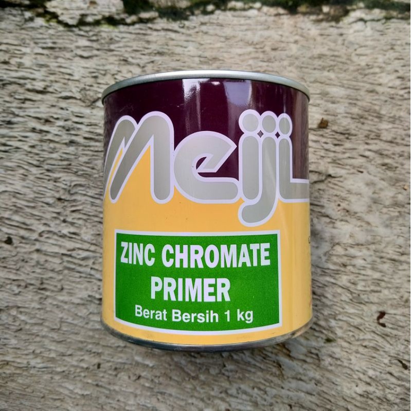 Jual Cat Dasar Meni Besi Zinc Chromate Meiji 1 kg | Shopee Indonesia