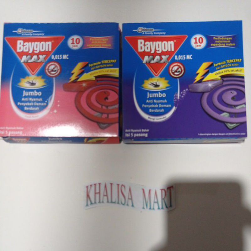 Jual Baygon Max Anti Nyamuk Bakar - Isi 5 Pasang | Shopee Indonesia