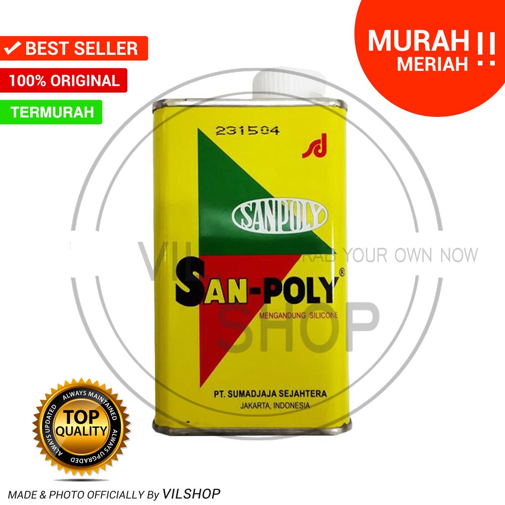 Jual SANPOLY 250 ML CAIRAN PEMBERSIH PENGKILAP PENGKILAT KENDARAAN ...