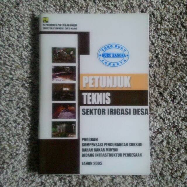 Jual Buku Petunjuk Teknis Sektor Irigasi Desa | Shopee Indonesia