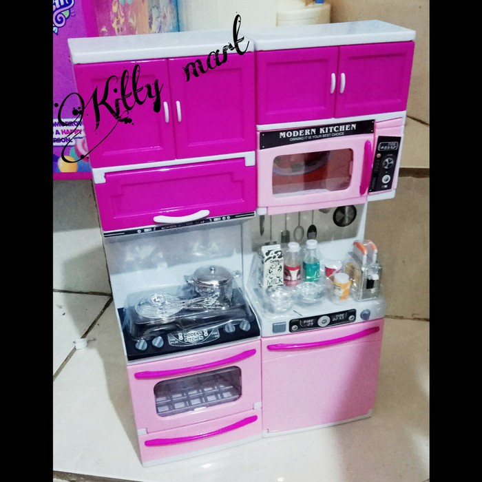 Jual MAINAN ANAK PEREMPUAN MODERN KITCHEN SET | Shopee Indonesia