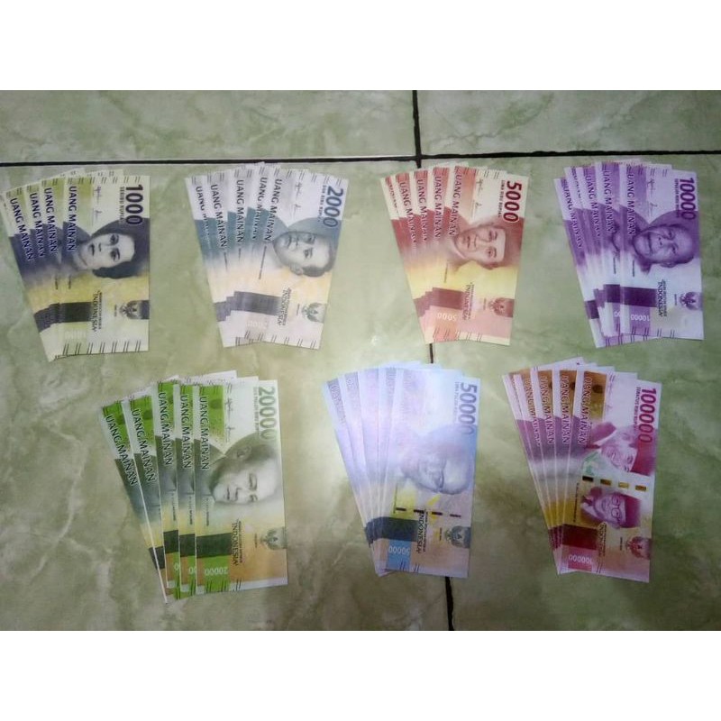Jual uang mainan isi 35 lembar | Shopee Indonesia