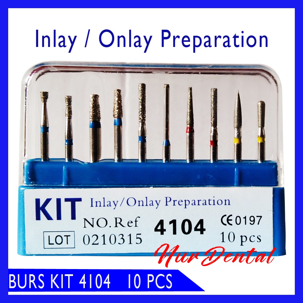 Jual Dental bur inlay onlay preparation kit 4104 | Shopee Indonesia