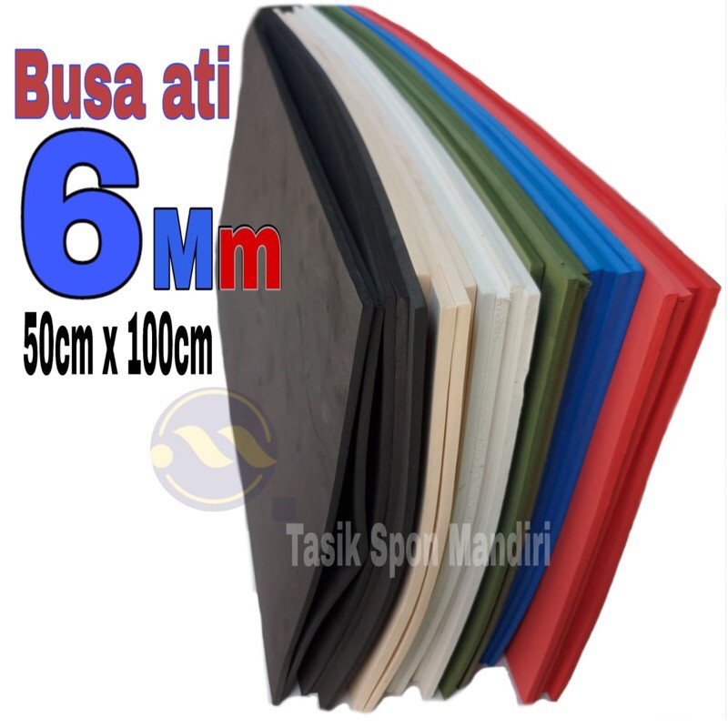 Jual Busa Ati 6mm ( 100x50cm) / Busa Hati / Spon Eva / Spon Ati / Spon ...
