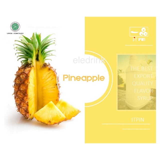 Jual ITPIN 2.5kg Syrup Pineapple Flavour Premium | Rasa Nanas | Shopee ...