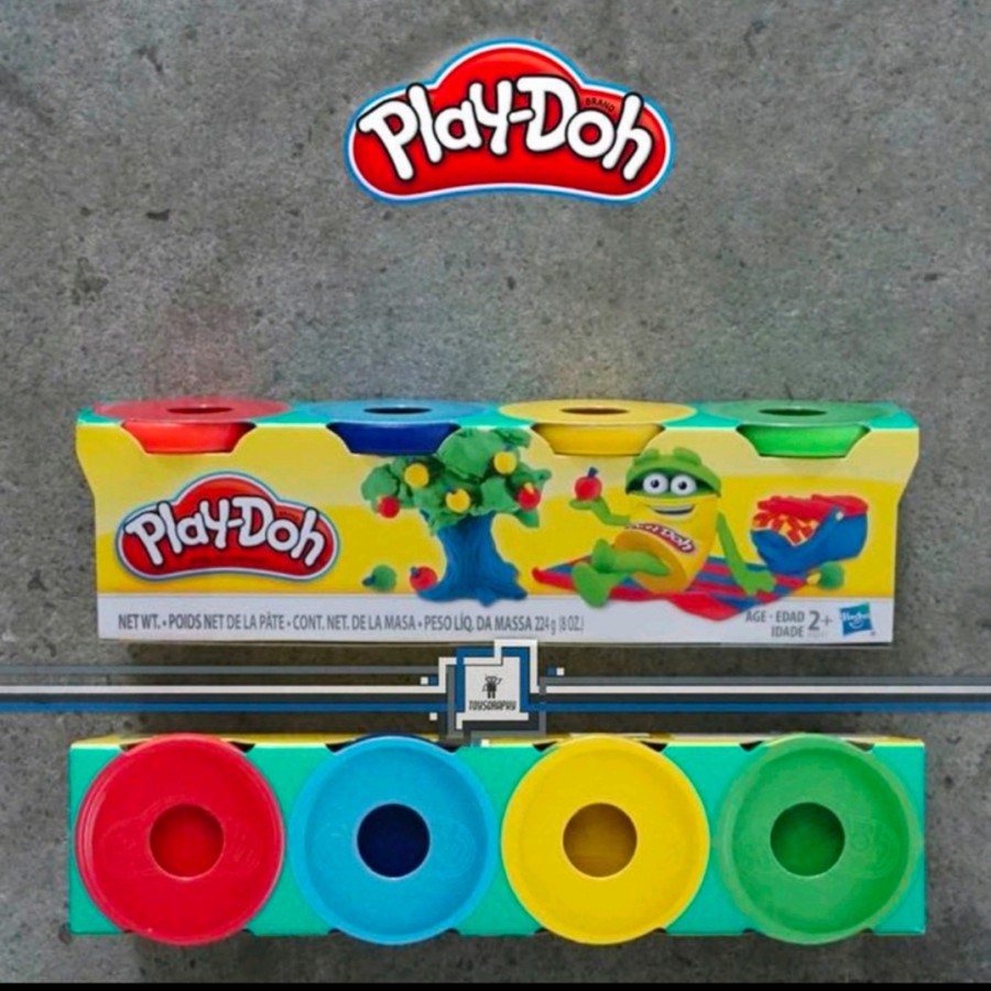 Jual Mainan Anak Plastisin PLAYDOH Mini isi 4 unit 224 gram | Shopee ...