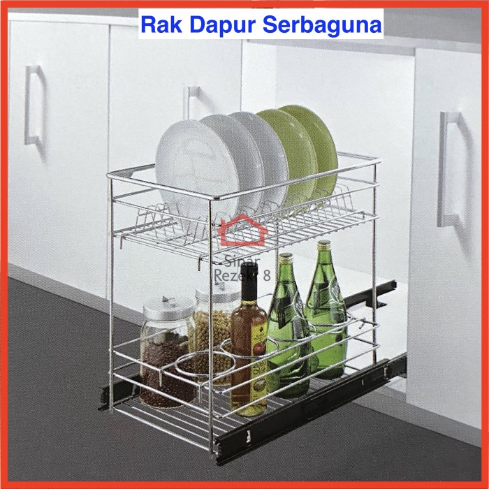 Jual Rak Botol - Rak Tarik Dapur Vitco Sc 29021 Serbaguna Bumbu Botol ...