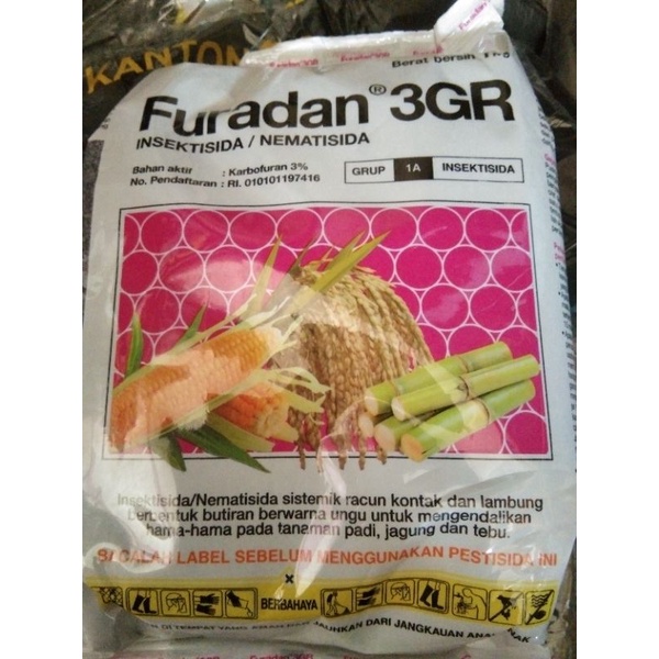 Jual Furadan 3GR insektisida Nematisida pengendali hama tanaman ...