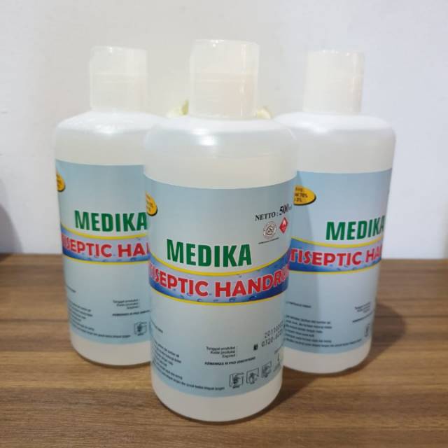 Jual hand sanitizer medika antiseptik 500ml | Shopee Indonesia