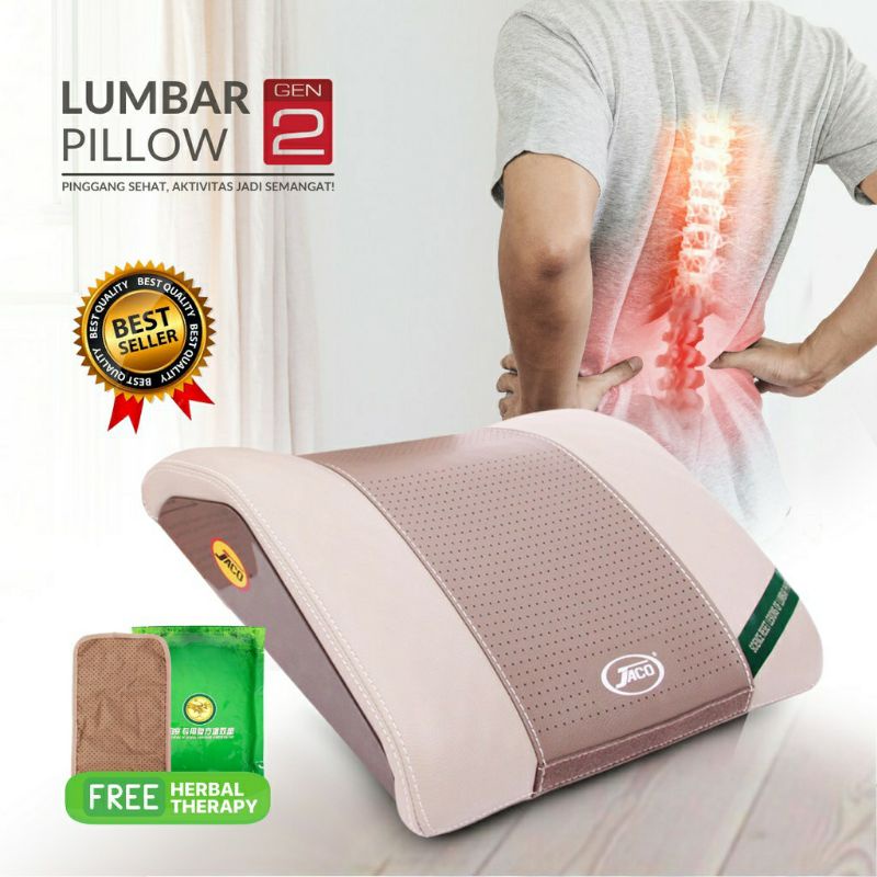 Jual Jaco Alat Terapi Saraf Terjepit Lumbar Pillow Kesehatan Tulang ...