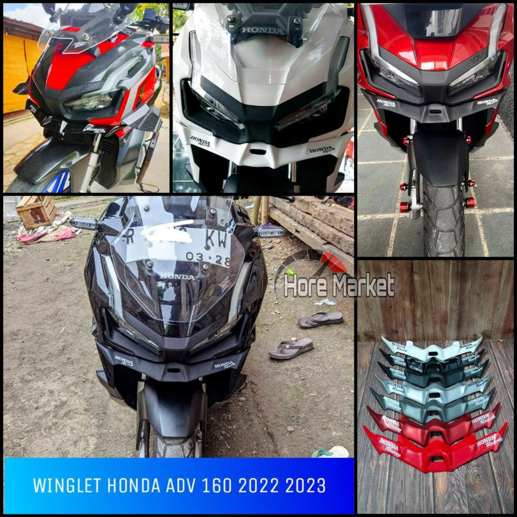 Jual WINGLET HONDA ADV 160 2022 2023 KUMIS VARIASI MOTOR | Shopee Indonesia