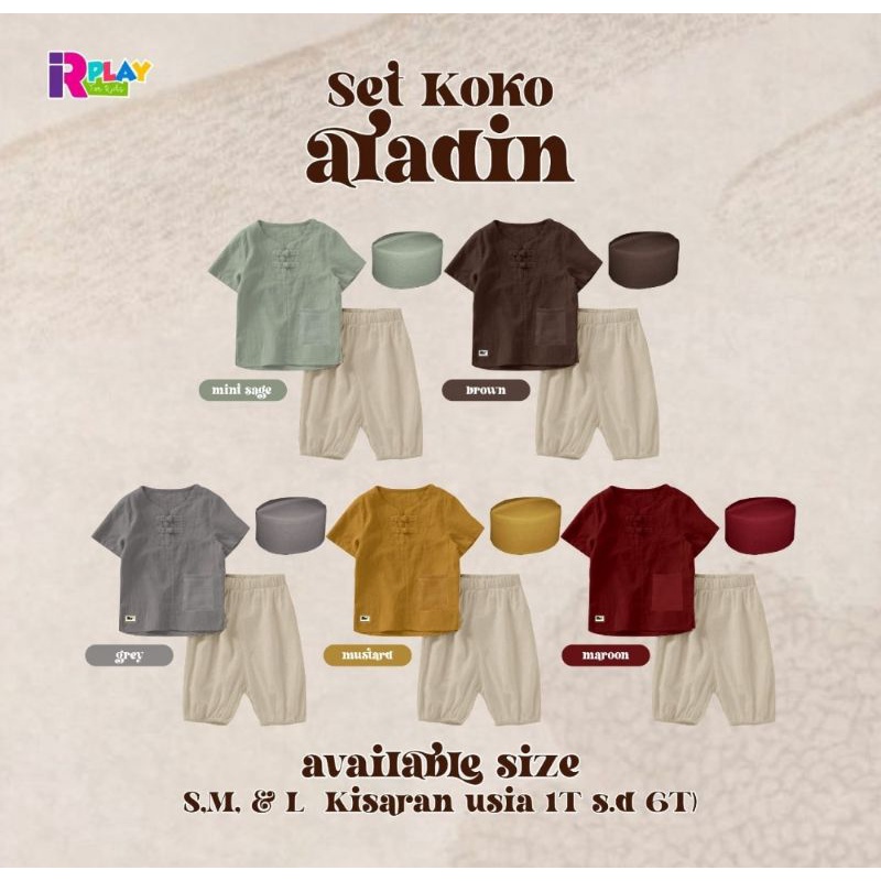 Jual Set Koko Aladin Shopee Indonesia