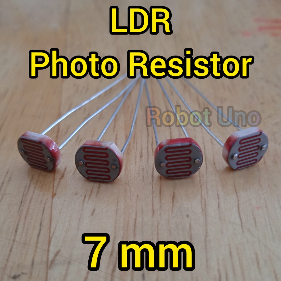 Jual LDR Besar 7mm Photo Light Sensitive Resistor Sensor Cahaya 7mm ...