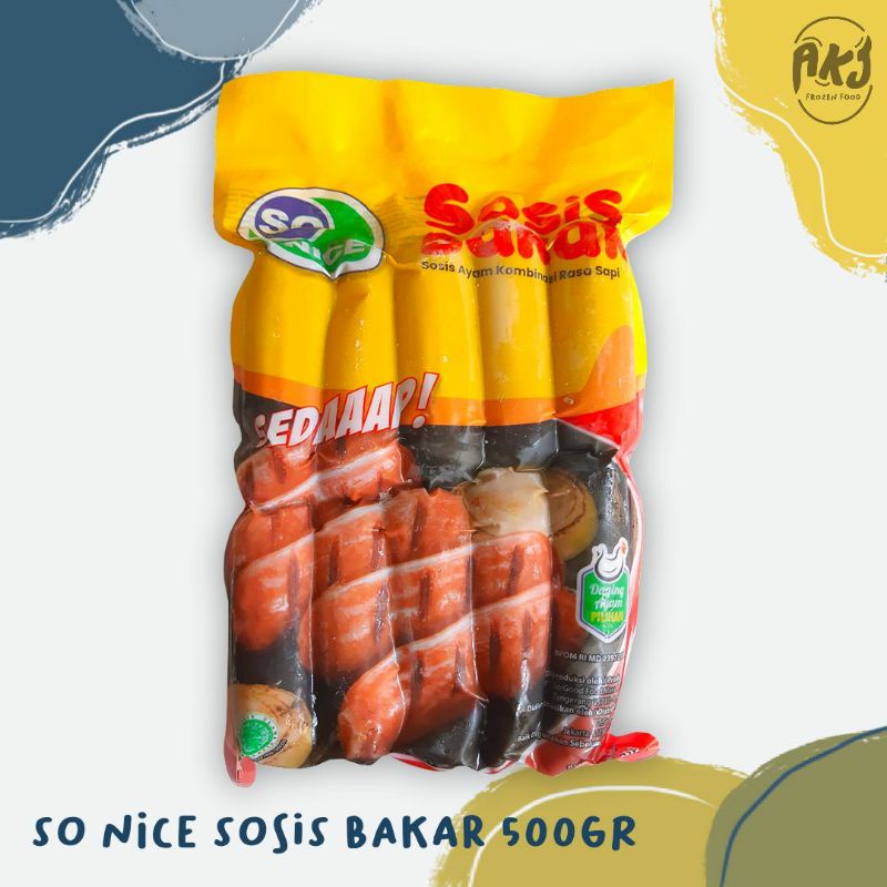 Jual So Nice Sosis Bakar 500gr | Shopee Indonesia