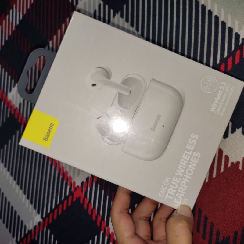 Jual Baseus Encok W3 HiFI TWS Wireless Bluetooth 5.0 IP55 Earbuds ...