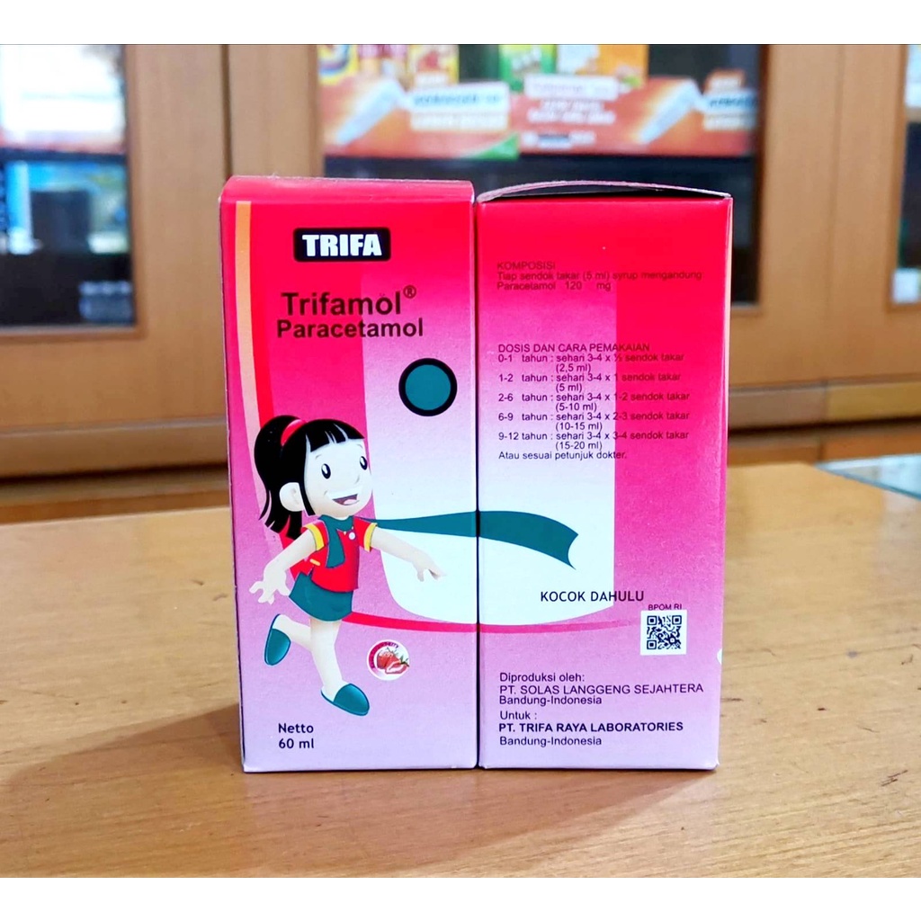 Jual Trifamol Syrup Paracetamol 60 ml | Shopee Indonesia