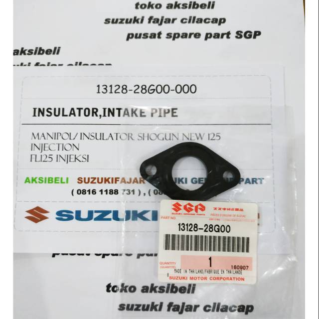 Jual Insulator Manipol New Shogun 125 Injeksi atau FL125 injeksi ...