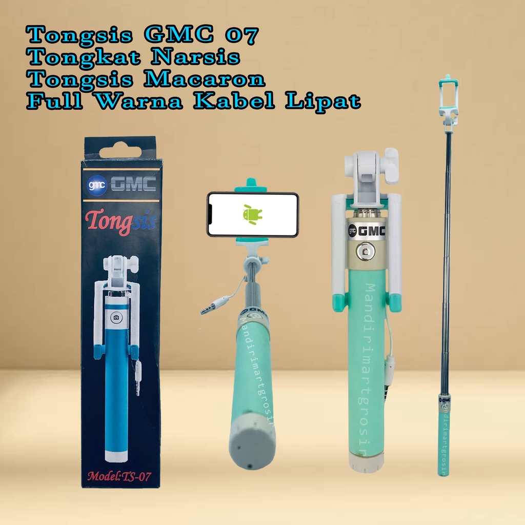 Jual Tongkat Narsis *Tongsis GMC 07 * Tongsis Macaron * Full Warna ...