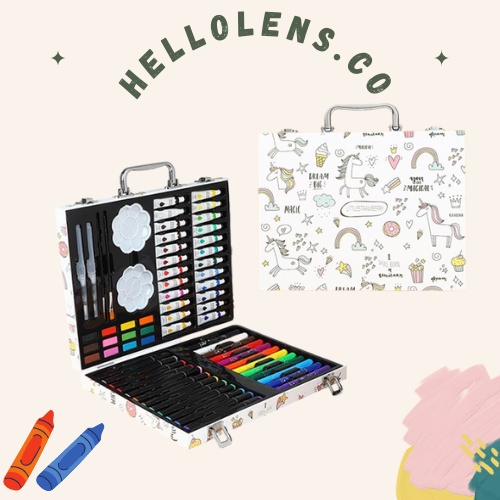Jual CRAYON ART SET / KOPER SET CRAYON MEWARNAI / ALAT TULIS ANAK ...