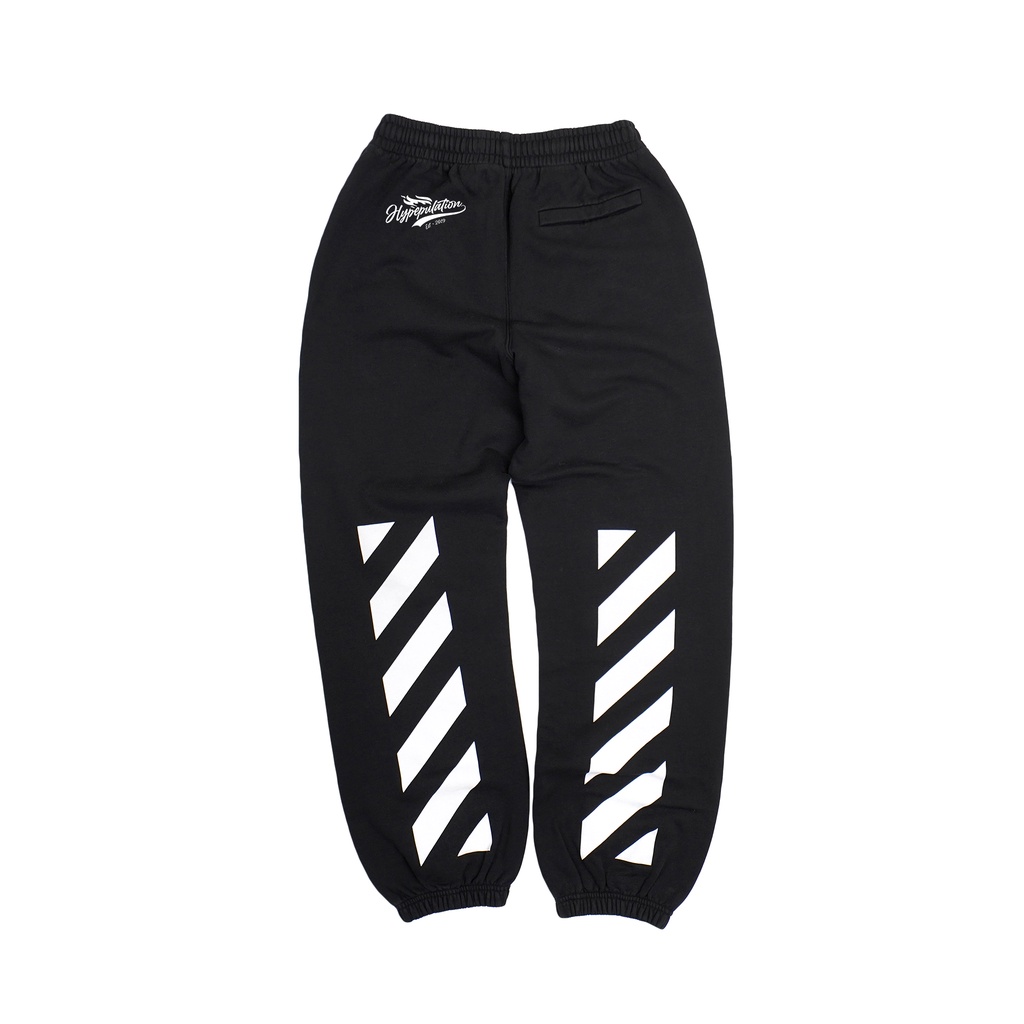 Jual Off-White Diagonal Helvetica Black Sweatpants ORIGINAL | Shopee ...