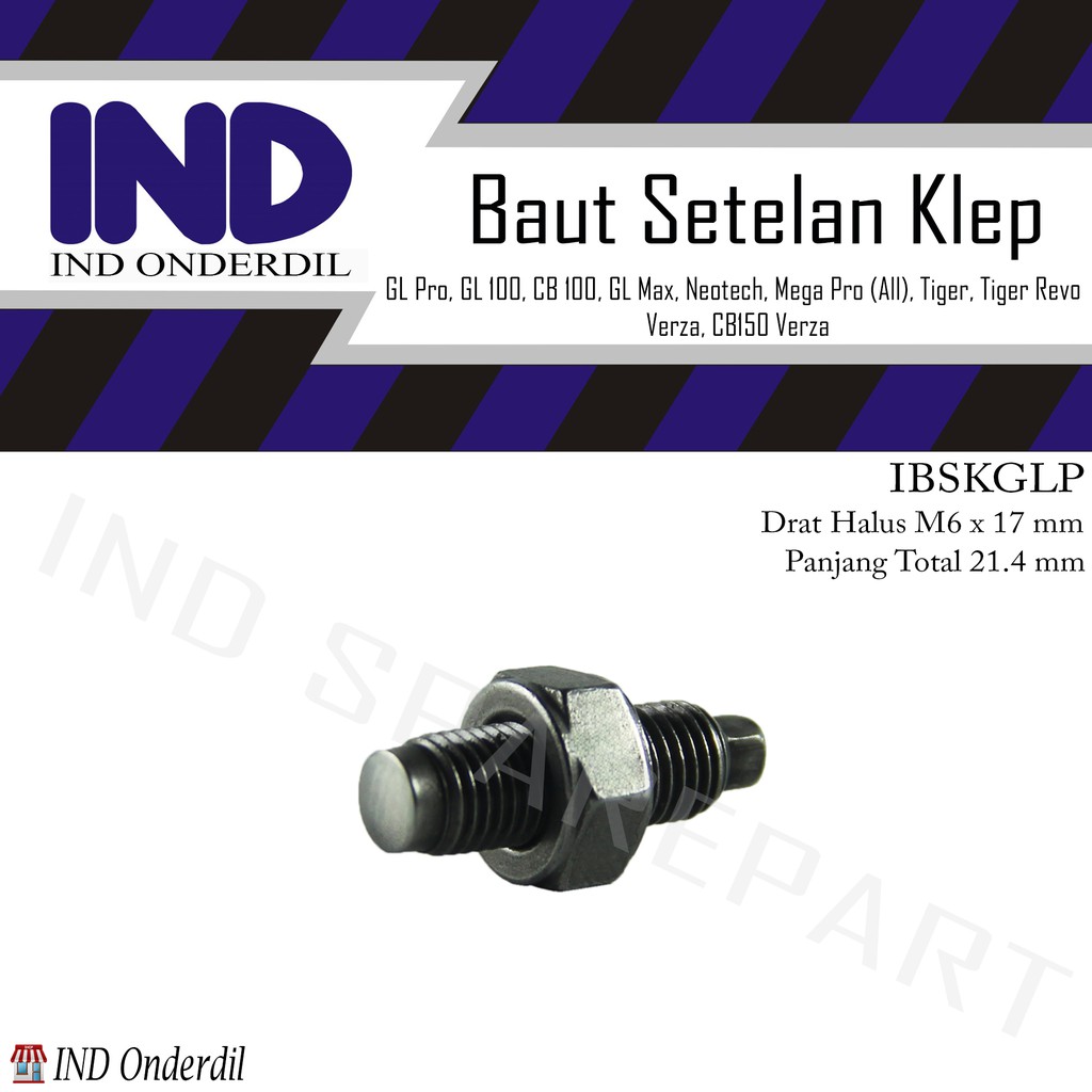 Jual Baut-Baud-Mur Setelan-Stelan Klep Tiger Lama-New Revo/GL100/Neotek ... Jual Baut-Baud-Mur Setelan-Stelan Klep Tiger Lama-New Revo/GL100/Neotek ...