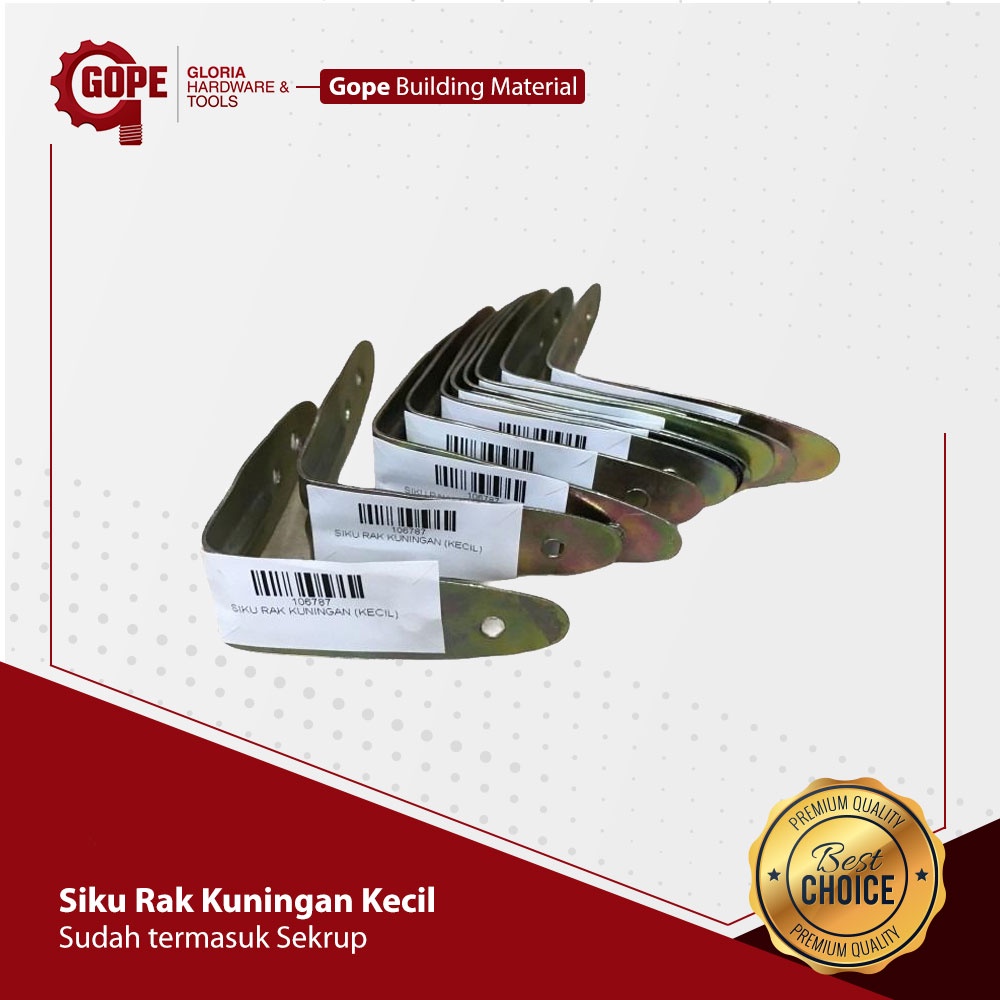 Jual Siku Rak Kuningan Kecil Siku Besi Furniture Lemari Per Pcs ...