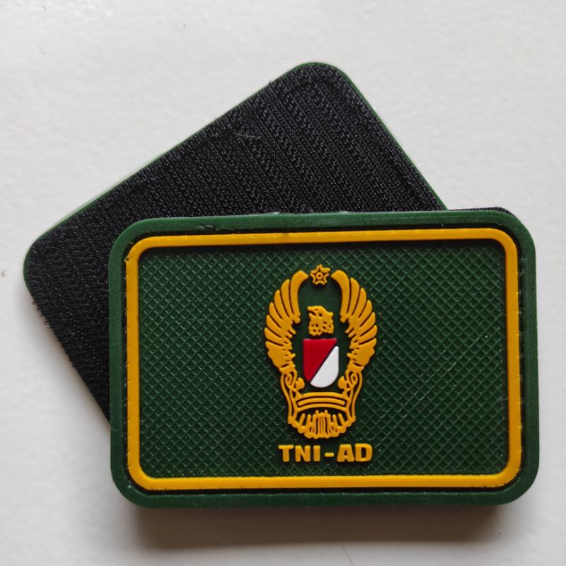 Jual patch rubber logo ekapaksi dasar hijau/patch rubber tni/tempelan ...