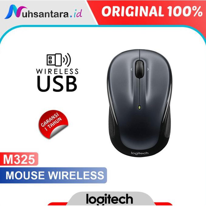 Jual Logitech M325 Wireless Mouse Original Mouse Laptop Usb Garansi Resmi Riyaniumi | Shopee ...