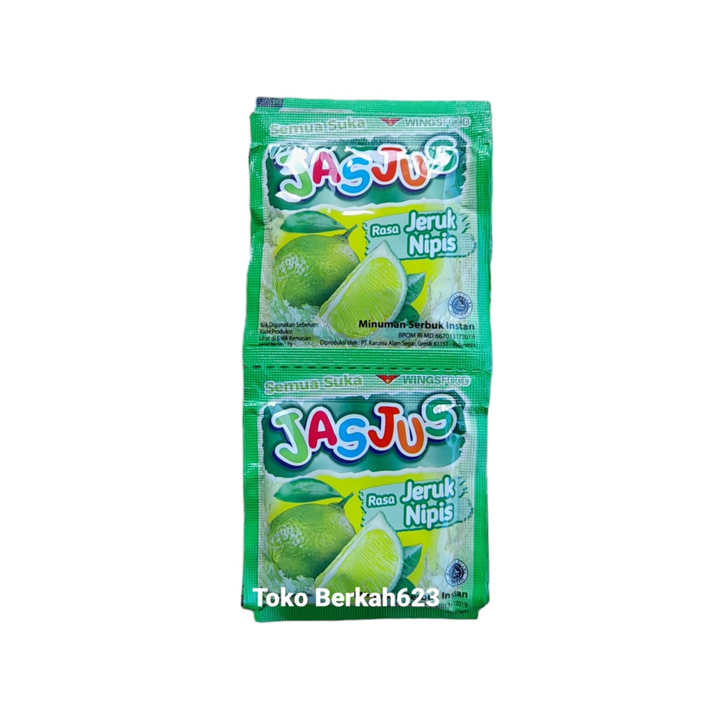 Jual JASJUS Minuman Serbuk Instan 1 Renceng Isi 10 Sachet | Shopee ...