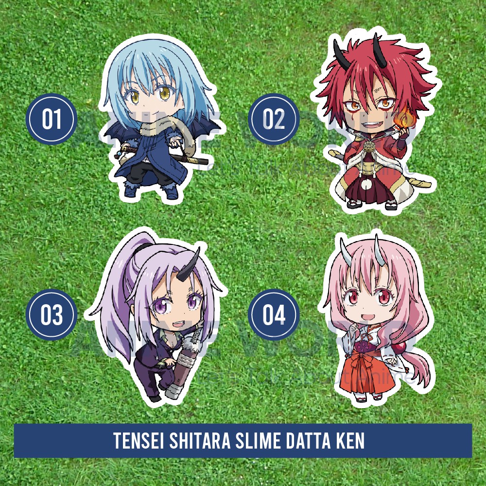 Jual Stiker Anime Tensei shitara Slime Datta Ken Lengkap - Stiker ...