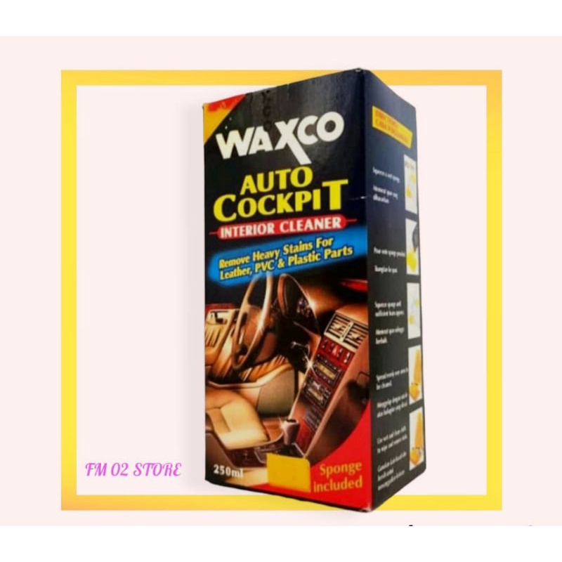Jual Waxco Auto Cockpit Interior Cleaner 250Ml | Shopee Indonesia