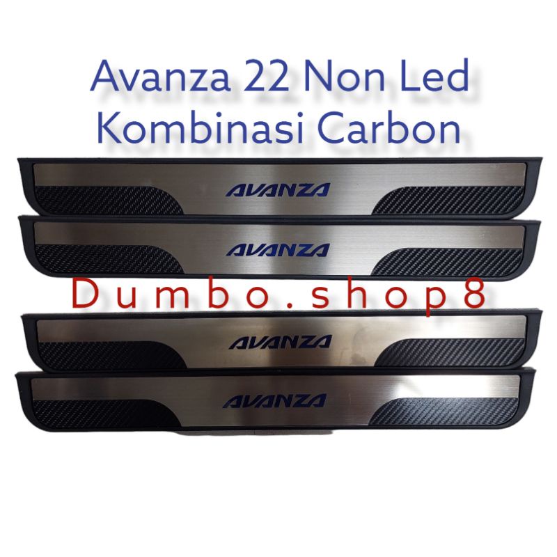 Jual 1 set Sillplate Sill plate pintu samping mobil Avanza 2022 ...