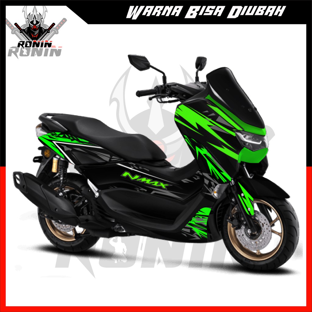Jual Sticker Decal FULL BODY NMAX 2020 Motif Crash Abstract (GREEN ...