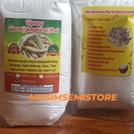 Jual TEPUNG GARUT/PATI/KIRUT ASLI 100% DARI PETANI DI BOJONEGORO (TANPA ...
