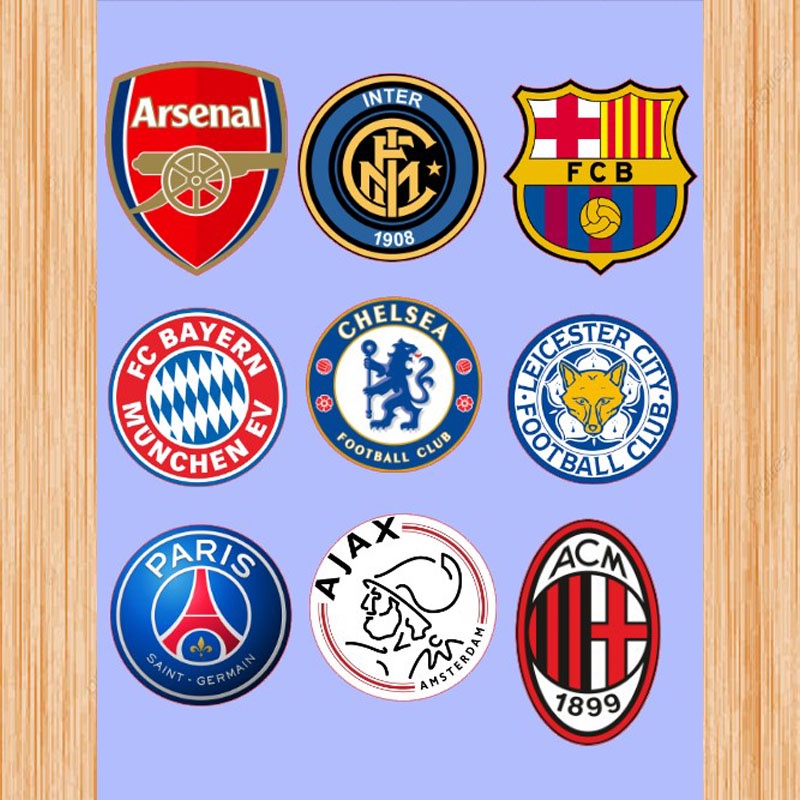 Jual Stiker Football/ bola isi 9 pcs | Shopee Indonesia