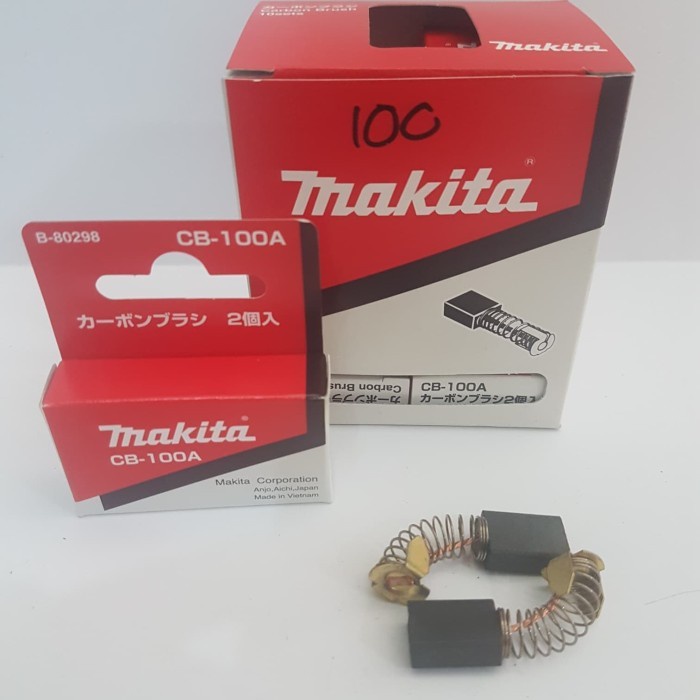 Jual Carbon Brush Makita CB-100A kol mesin cb100 cb 100 asli | Shopee Indonesia