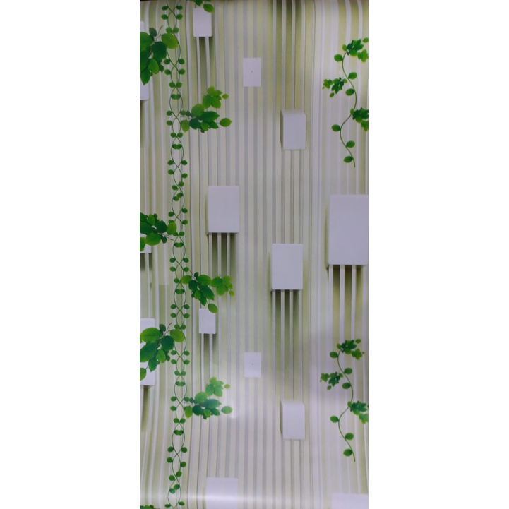 Jual WALLPAPER STIKER DINDING BUNGA RAMBAT HIJAU PAGAR | Shopee Indonesia