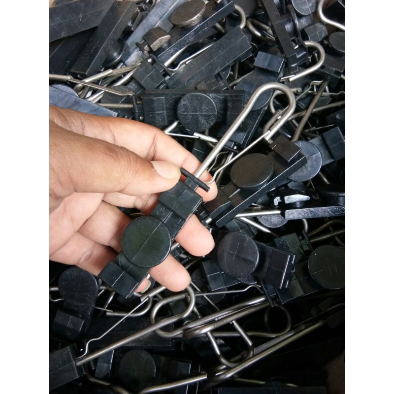 Jual sclamp / sklem spring jepit fiber optik | Shopee Indonesia