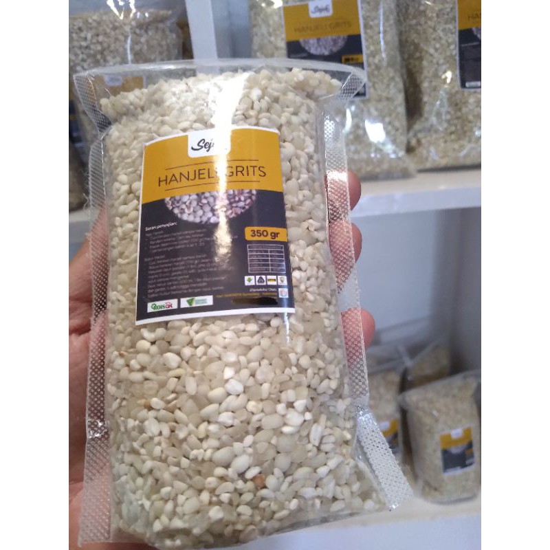 Jual Beras biji Hanjeli (350 gram) jali jali jepen jeten Barli Barley ...